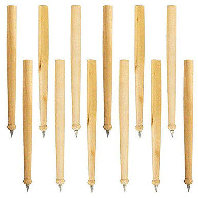 ArtCreativity Wood Baseball Bat Pens, Set of 12, Writing Pens for Kids ...