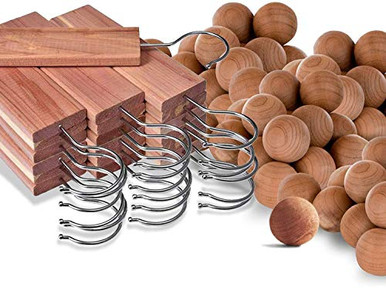 RoyalPolar Cedar Blocks for Clothes Storage, Wood Hanger Blocks for ...