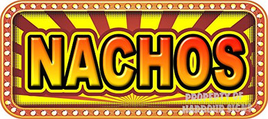 Harbour Signs Decal Nachos Lettering for Food Concession Restaurant ...