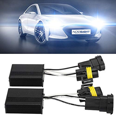 LED Headlight Can-bus Decoder kit, Novsight H11/H8/H9 Decoder Anti ...