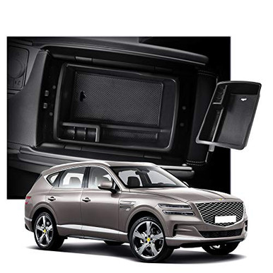 CDEFG Console Organizer for Genesis GV80 2021- ABS Material Armrest Box ...