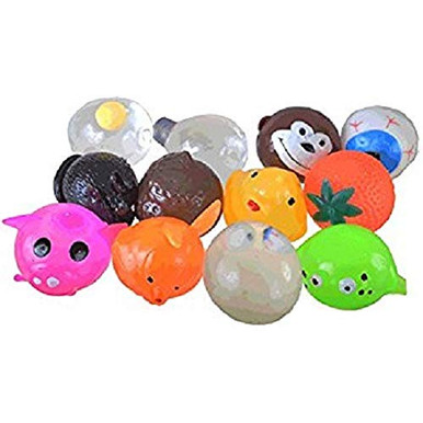GIFT DEPOT TM 1 Dozen 12 PCS Squeeze Assortment Mixed Splat Balls Squishy Toys Stress Relief ...