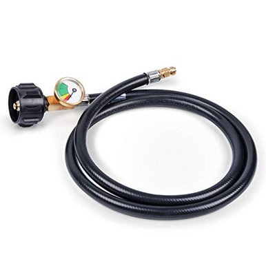 GasSaf 4 FT RV Propane Pigtail Hose,1/4" Inverted Male Flare RV Gas ...