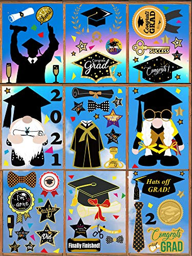 Graduation Decorations 2021 for Party Graduations Window Clings for ...