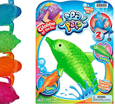 JA-RU Seal Pals Water Beads Squishy Toy Globbie Stress Ball -1 Pack ...