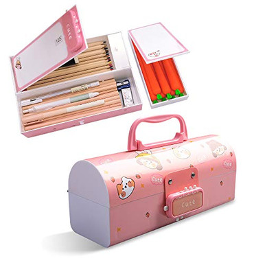 Funny live Japanese Cartoons Multifunction Pencil Box with Double ...