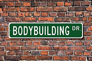 PixDecor Tin Signs Home Decoration Bodybuilding Gift Sign Bodybuilding ...