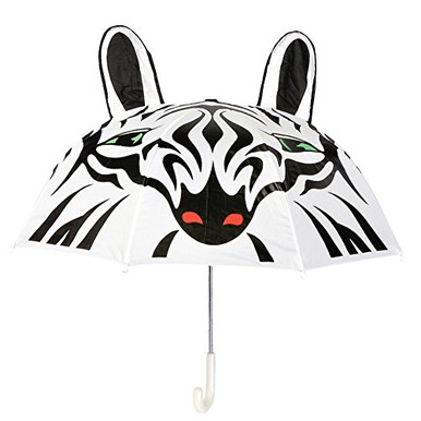 Rhode Island Novelty Zebra Childrens Safari Animal Shaped Umbrella with ...