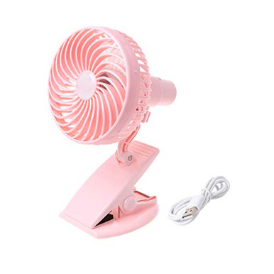 LUSHAN Mini USB Electric Fan Clamp Handheld Portable Office Desktop ...