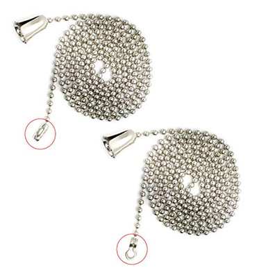 Beaded Pull Chain Extension with Connector for Ceiling Light Fan Chain ...