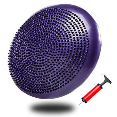 Core Balance Disc Wobble Cushion Trainer Inflated Sensory Wiggle Seat ...