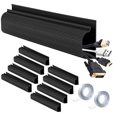126" J Channel Cable Management, Desk Cord Organizer, Computer Cable ...