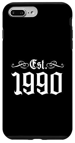 iPhone 7 Plus/8 Plus Born 1990 Gift Cool 30th birthday Tattoo Fan 30 ...