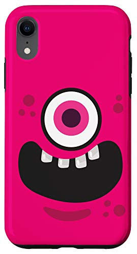 iPhone XR Monster Face Scary Eyeball and Mouth Gift Funny Monster Case ...