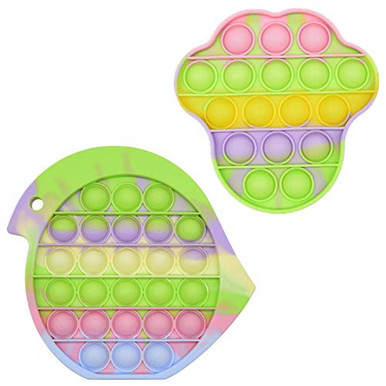 Push Bubble Fidget Sensory Toys Pop Bubble Popper Toys Stress Anxiety ...