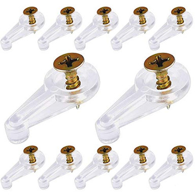 70 Pack Glass Door Retainer Clips Kit YUTOU Plastic Glass Panel Clips ...