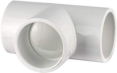 CIRCOPACK 90 Degree Tee PVC Fittings for Schedule 40 Standard PVC Pipes ...