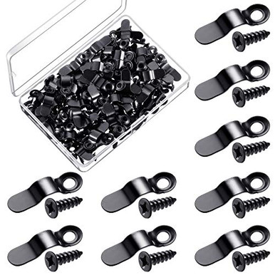 100 Pieces Frame Turn Button Metal Bow Shape Frame Picture Turn Button ...