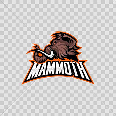 Vinyl Sticker Decal Mammoth Prehistoric Mascot ATV Car Garage Bike 3 X ...