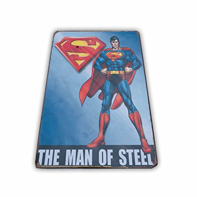 UNiQ Designs Vintage Movies Poster Metal Superman Poster Retro Tin Sign ...