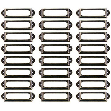 WEICHUAN 100 Pieces 60mm17mm Card Holder Drawer Pull/label holders ...