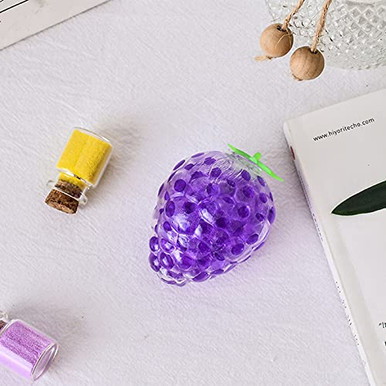 1PC Grape Ball Rainbow Stress Ball Squeeze-a-Ball Fidgets Toy with ...