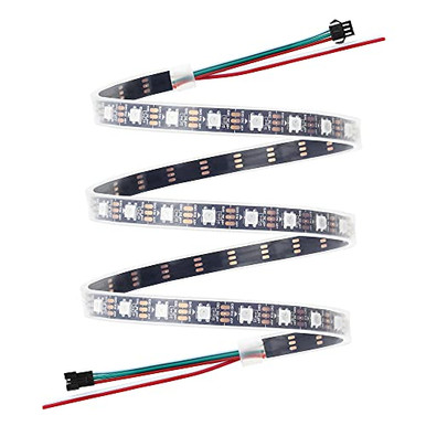 Arkare WS2812B LED Strip Addressable LED Pixels Light 60 LEDs 3.2ft ...