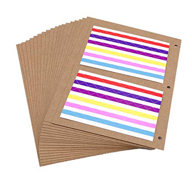 Scrapbook Craft Paper 26x18CM20pcs Extra Refill Pages Photo Book Blank Inside Paper for ...