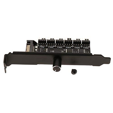 6 Ports PC Computer Case Chassis Fan Hub Speed Controller SATA Power ...