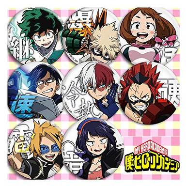 My Hero Academia Button Pins MHA Characters Pins Bag Accessories for ...