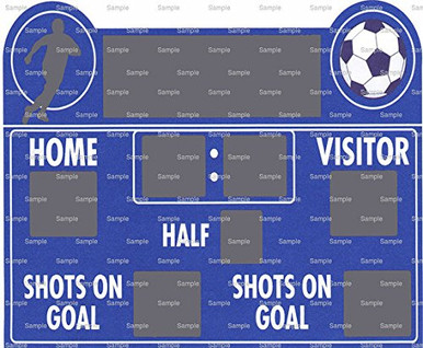 2" Round - Soccer Scoreboard Birthday - Edible Cake/Cupcake Party ...