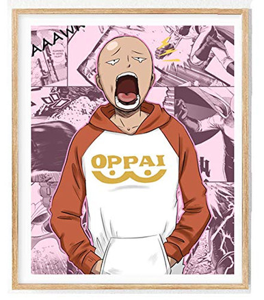 Manga Anime Poster Saitama Fan Art Picture Artwork Wallpaper8 x 10 ...