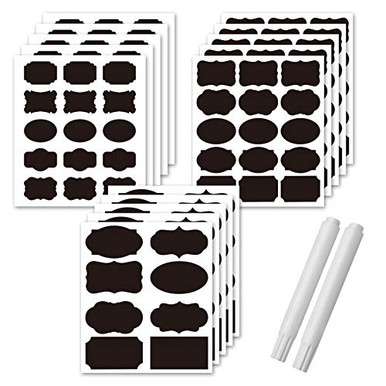 Tcseey 190 pcs Premium Chalkboard Labels Removable Erasable Waterproof ...