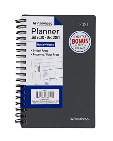 PlanAhead 2020-2021 Planner - Academic Weekly and Monthly Planner 6.3 ...