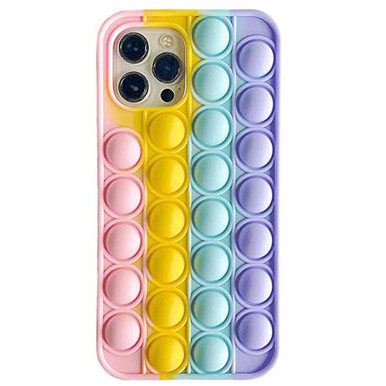 Simple Push Pop Bubble Fidget Sensory Case for iPhone 12-Push Pop ...