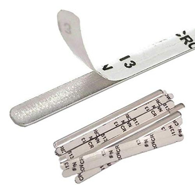 Aluminum Strips Mask Nose Wire Adhesive Back Metal Nose Bridge 90MM ...