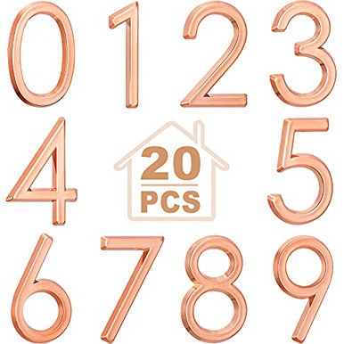 Mailbox Numbers Door Numbers 0-9 Self-Adhesive 2-Inch Address Number ...