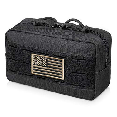 WYNEX Tactical MOLLE Utility Pouch EDC Horizontal Admin Pouches Compact ...