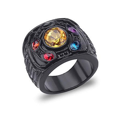rongji jewelry Avengers Thanos Infinity Gauntlet Ring - Thanos Infinite ...
