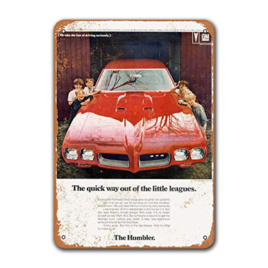 Sisoso 1970 Pontiac GTO Car Tin Signs Vintage Metal Plaques Poster Bar ...