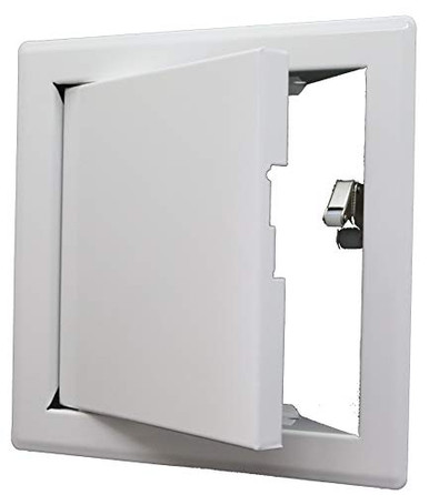REPA MARKET Access Panel Door White Plastic Opening Flap Cover Plate ...