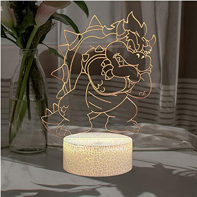 Bowser Night Light Mario Opponent Bowser Koopa King Bowser Koopa 3D ...