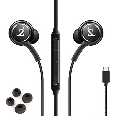 ZAMZAM PRO Stereo Headphones Works for Samsung Galaxy S20/FE/Ultra/S20 ...