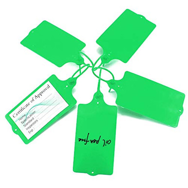 100Pack Large Signage Strap Plastic Parcel Tags Logistics Logout ...