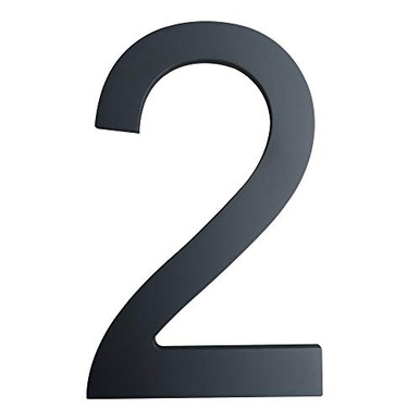 6 Inch House Numbers- Modern Floating Stainless Steel Home Address ...