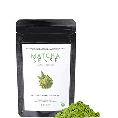 Matcha Sense - Premium Ceremonial Grade Matcha Green Tea Powder - 100% Pure Japanese Origin USDA ...
