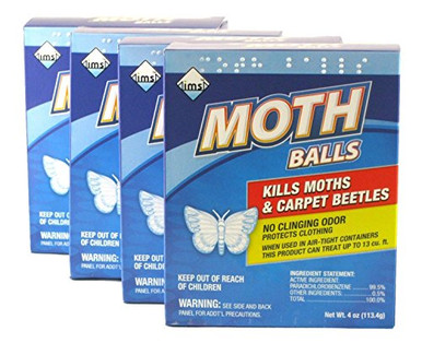 IMS Original Moth Balls 4 oz 4 Pack - Warehousesoverstock