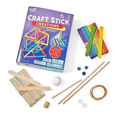 hand2mind Craft Stick Creations 10 Science Experiments Activity Book ...