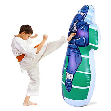 BOWINR Inflatable Kids Toy Punching Bop Bag Immediate Bounce-Back ...