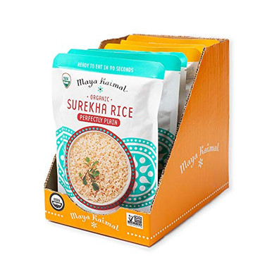 Maya Kaimal Fine Indian Foods Maya Kaimal Organic Indian Surekha Rice ...